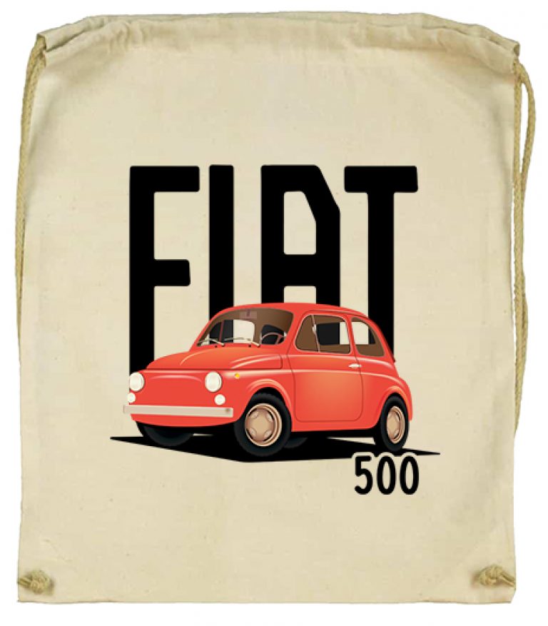 Fiat 500- Basic tornazsák - Fedezd fel! -Pólóplanet Fiat 500- Basic tornazsák - Fedezd fel! -Pólóplanet