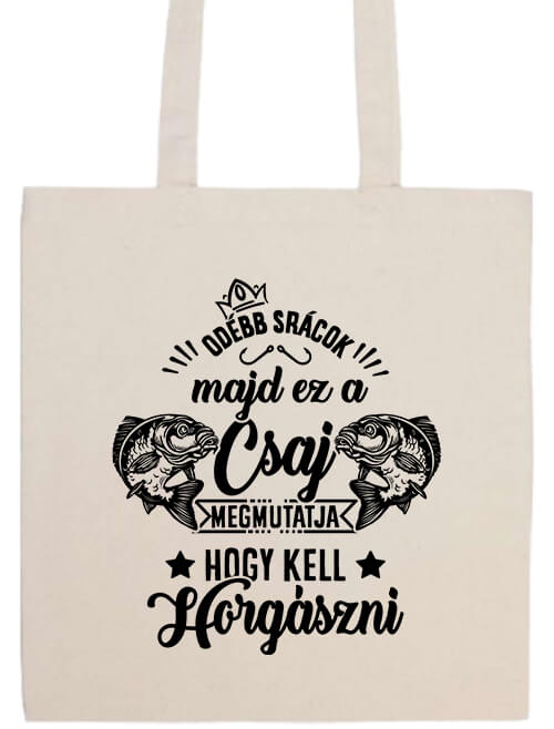 Horgász csaj- Basic hosszú fülű táska - Pólóplanet Horgász csaj- Basic hosszú fülű táska - Pólóplanet